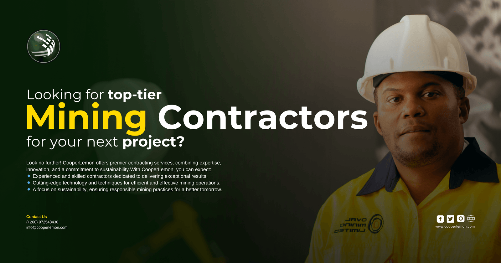 Mining Contractors in Zambia - Copperlemon Consultancy Limited